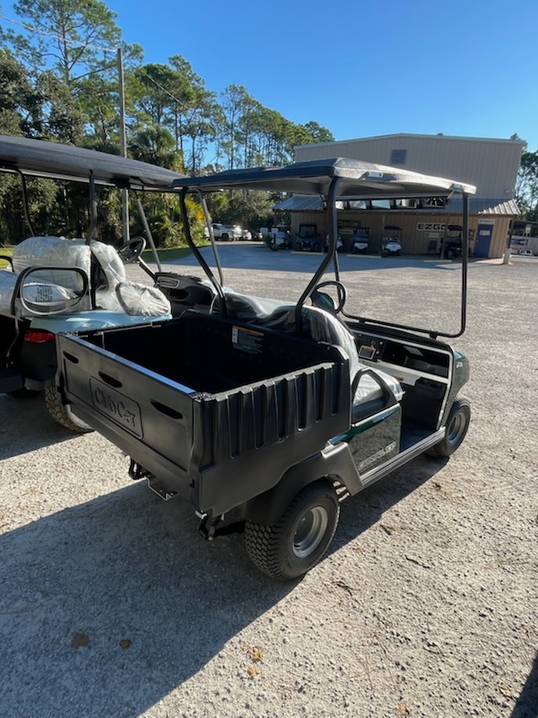 New 2026 Club Car Carryall 100 Electric, plastic cargo box, Dark Green ...